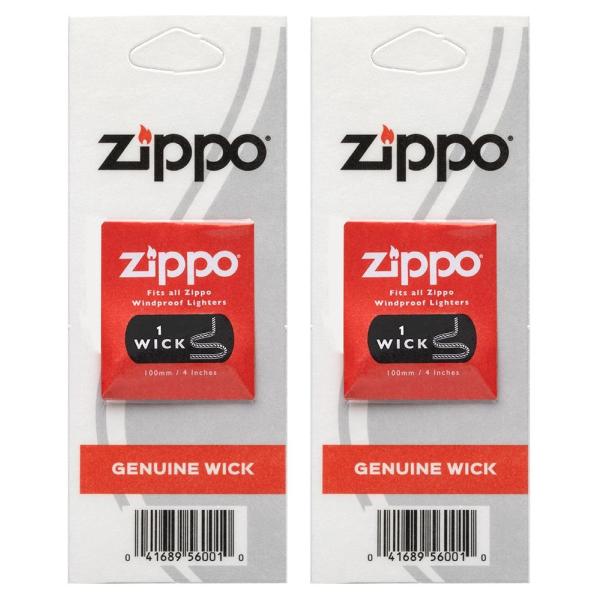 ZIPPO社製ライター用の替え芯（1本入り）×2個です。ZIPPO社製純正品になります。※通常の郵便で発送致します（定形郵便もしくはミニレター）。　土日休日の配達が無いため、お届けに日数がかかります（最大１週間程度）。※オプション（+100...