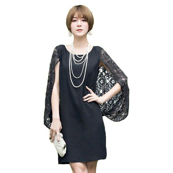 メイン素材: ポリエステル【サイズ】S、M、L【生地】ジョーゼット【素材】表地：ポリエステル89％、ポリウレタン11％別地（レース）：ナイロン65％、レーヨン35％　裏地：ポリエステル96％、ポリウレタン4％【伸縮性】無しボレロやショール要...