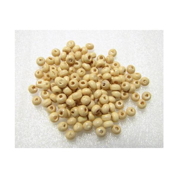 ウッドビーズ 2x3mm  2色あり 約200個 31-(A)
