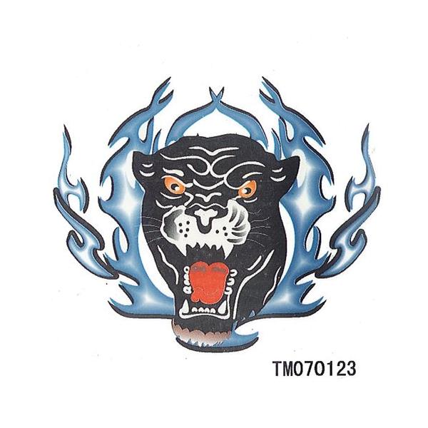 タトゥーシール 豹・トラ・タイガー【6x6cm・tm070123】