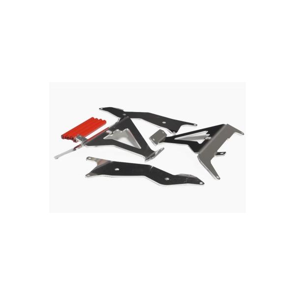 AXP RACING RADIATOR GUARD アルミラジエーターガード重量：1.1kg  プレート厚：4mm適合機種：HONDA CRF450R 21〜24HONDA CRF250R 22~25輸入販売元：株式会社スターズトレーディン...