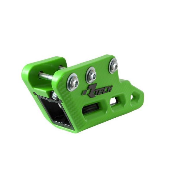 RTECH モノブロックR2.0 WORXリアチェーンガイドカラー：グリーン適合機種：KAWASAKI KX250F/KX250X/KX450F/KX450X 09-25