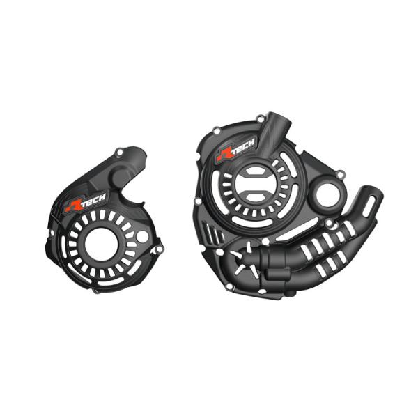 RTECH ADVENTURE ENGINE GUARD SETカラー：ブラック 樹脂製適合機種：YAMAHA TENERE700 2025-up樹脂製ガードパーツが選ばれる理由：樹脂製はアルミ製と異なりある程度の衝撃は吸収します。衝撃で変...