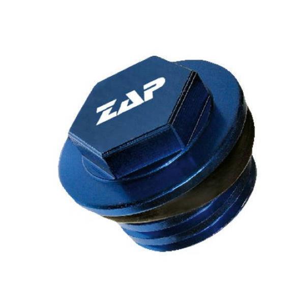 ZAPTECHNIXオ OIL FILER PLUG オイルフィラーキャップ　Oリング付カラー：ブルー 20mm BLUE適合機種：HONDA CR/CRFYAMAHA YZ80/85 98- YZ125 97- YZ250 99- YZ2...