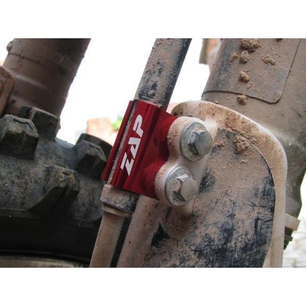 ZAPTECHNIXフロントブレーキホースクランプカラー：レッド適合機種：HONDA CR/CRF YAMAHA YZ/YZF 05-upCRF250R/CRF450R/YZ125/YZ250/YZ250F/YZ450F