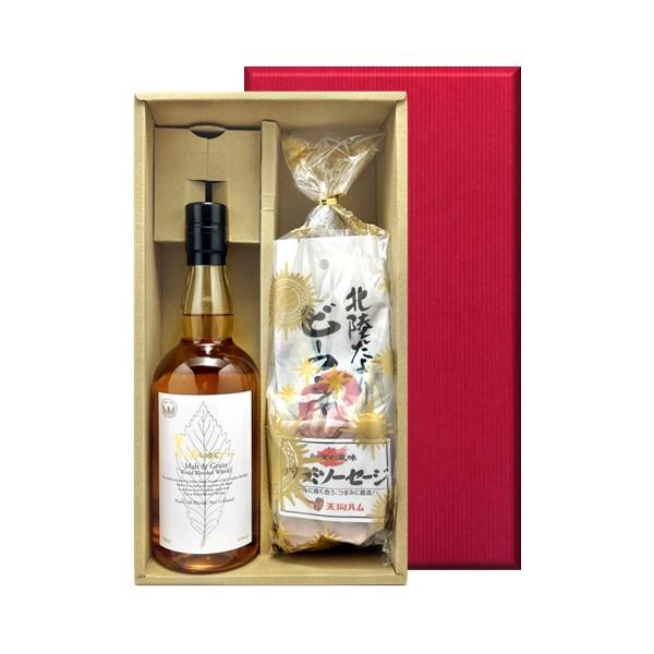 ※土・日・祝日は、休業日ICHIRO's MALT&amp;GRAIN  700ml　46％蒸　留：ベンチャーウイスキー秩父蒸留所原　料：麦芽（モルト）度　数：46 保存方法：冷暗所にて■おつまみ3種・加賀の風味 サラミソーセージ　お酒のお...