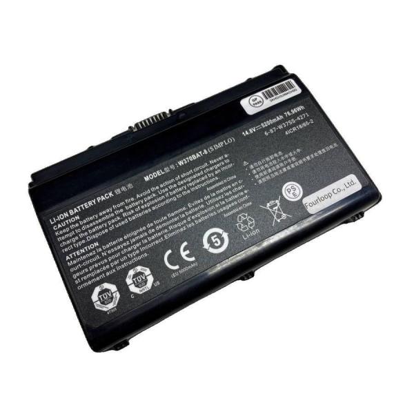 W370bat-8 14.8V 76.96Wh clevo ノート PC パソコン 純正 バッテリー 電池電圧: 14.8V容量:5200mAh (76.96Wh)タイプ: リチウムイオンカラー: 黒対応機種:ClevoK590S, K59...