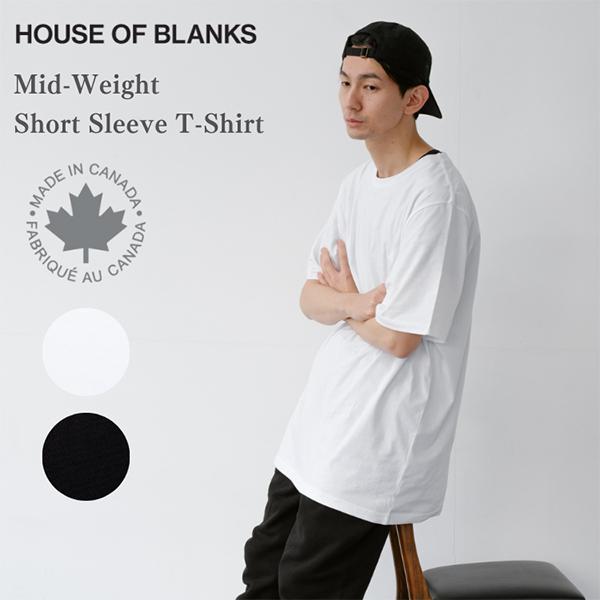 House Of Blanks (ハウスオブブランクス) の半袖Tシャツになります。ミドルウェイト (5.9 オンス) のコームドコットンを採用した無地Tシャツ。海外サイズで生産されている為、少々大きめな作りとなっています。このブランドらし...