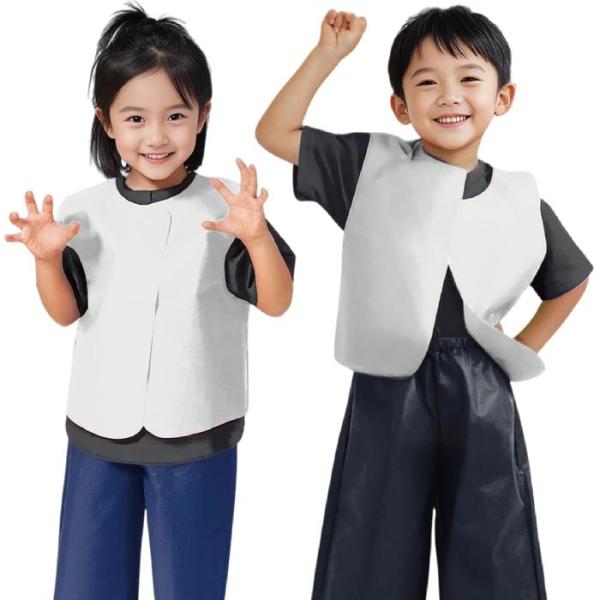 大人気の衣装ベースシリーズのベストです。縫製済みなので、簡単に衣装がつくれます。幼児向けサイズです。衣装ベースとは：製作時間を大幅に短縮できる、縫製済みの衣装ベースです。カラフルなベースなので、バリエーション豊富な衣装づくりができます。ミシ...