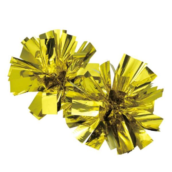 ソフトゴム付で腕や指に付けられるので手が自由に使える、メタリックカラーのポンポンです。別のアイテムと同時に使用できます。幅広で大きく広がって、とても華やかなポンポンです。柔らかいゴムなので痛くなりません。カラーバリエーションが豊富なので、さ...