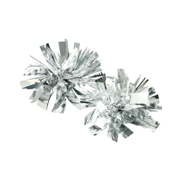 ソフトゴム付で腕や指に付けられるので手が自由に使える、メタリックカラーのポンポンです。別のアイテムと同時に使用できます。幅広で大きく広がって、とても華やかなポンポンです。柔らかいゴムなので痛くなりません。カラーバリエーションが豊富なので、さ...