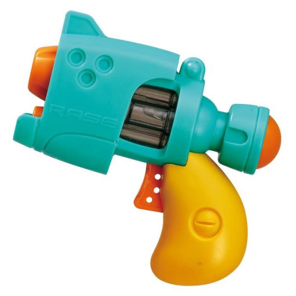 ひきがねを引くと音が鳴る！光る！商品サイズ玩具：90×90×20mmセット内容本体×1、ガム×1