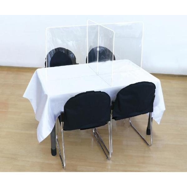●アルコール消毒・洗剤拭き取りOK!●組立簡単●拡張OK●角丸加工 ケガ防止のため角を丸くしています。●両面保護フィルム付●2mm厚高透明度PET製 ●6人用、8人用など用途に応じてパーテーションを追加できます●平たくたたんだ状態で保管でき...