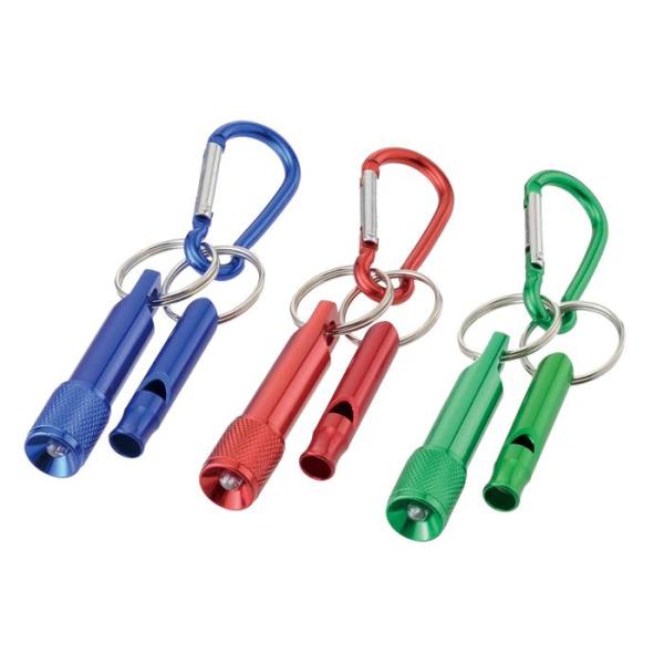 高輝度ＬＥＤ使用で明るさ抜群！カラビナ付で携帯にも便利！アウトドアに！災害や緊急時のいざという時に！モニター用ボタン電池LR41×4個（付属）。商品サイズ全長123mmセット内容本体のみ