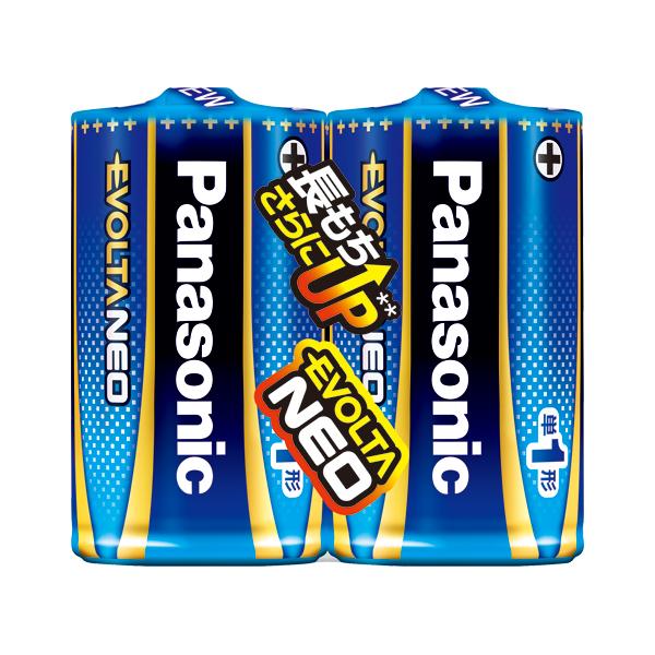 パナソニック エボルタＮＥＯ単１形２本シュリンクパックLR20NJ/2SE