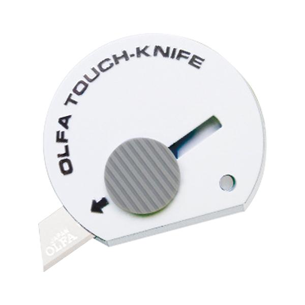 タッチナイフ　ベンリー　１個●全長：４５ｍｍ●材質：本体＝ＡＢＳ樹脂，刃＝ハイカーボンステンレス鋼