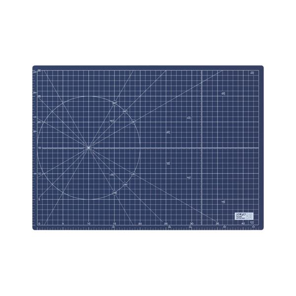 オルファ二ツ折カッターマットＡ３ネイビー文具台紙223BSNV