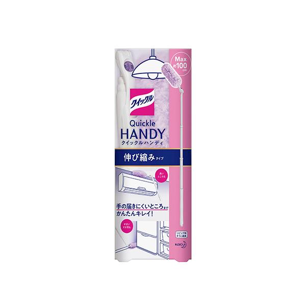 花王クイックルワイパーハンディ本体伸縮324252●本体サイズ：長４６０?１０００ｍｍ●材質：ＡＢＳ樹脂，ＰＰ●ハンディシート１枚付