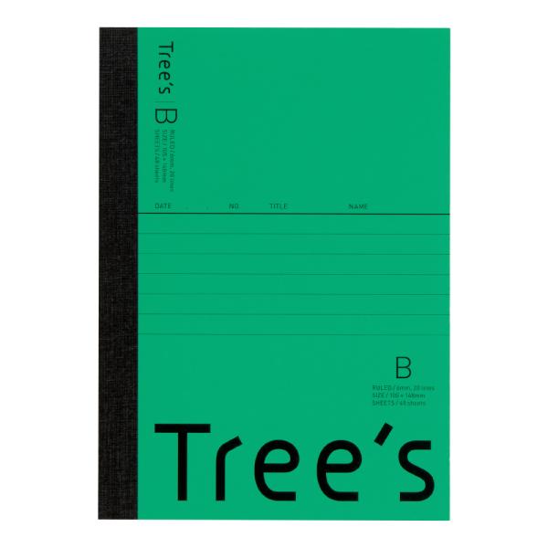 日本ノート（キョＴｒｅｅ’ｓ　Ａ６　Ｂ罫４８枚　グリーン UTRBA6G