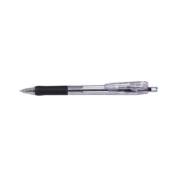 タプリクリップ　ボールペン０．５　黒●ボール径：０．５ｍｍ●長：１４３ｍｍ●インク種類：油性染料●替芯：ＳＨ−０．５芯●材質：再生素材使用