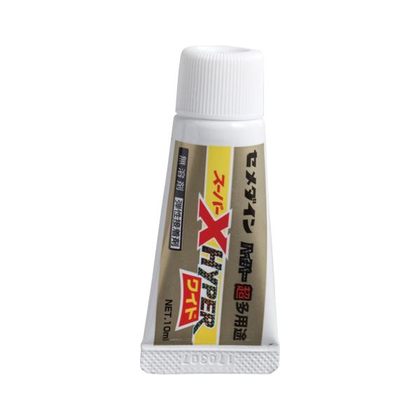 スーパーＸハイパーワイド　Ｐ１０ｍｌ●容量：１０ｍｌ●成分：特殊変成シリコーンポリマー，合成樹脂●ヘラ１枚，キャップ付