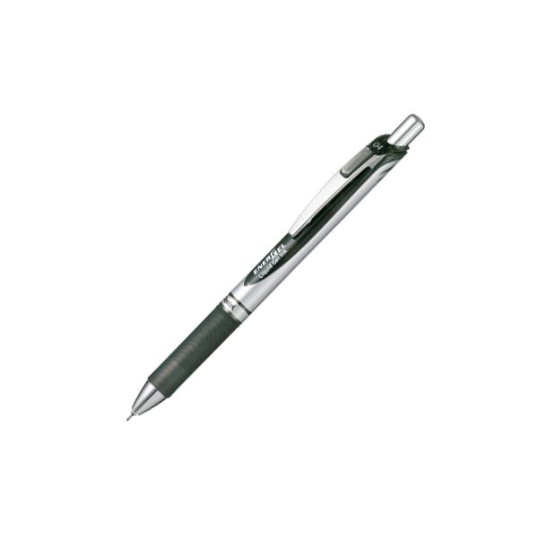 エナージェルノック式　０．４ｍｍ　黒BLN74-A●ボール径：０．４ｍｍ●長：１４７ｍｍ●インク種類：水性染料●替芯：ＸＬＲＮ４●材質：再生素材使用