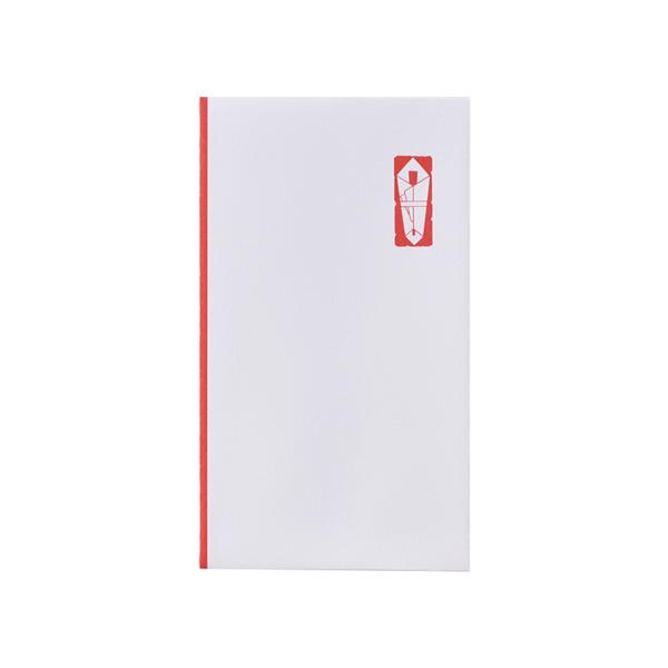 マルアイ祝円入袋　１３２　赤 のし　１０枚入ノ-132