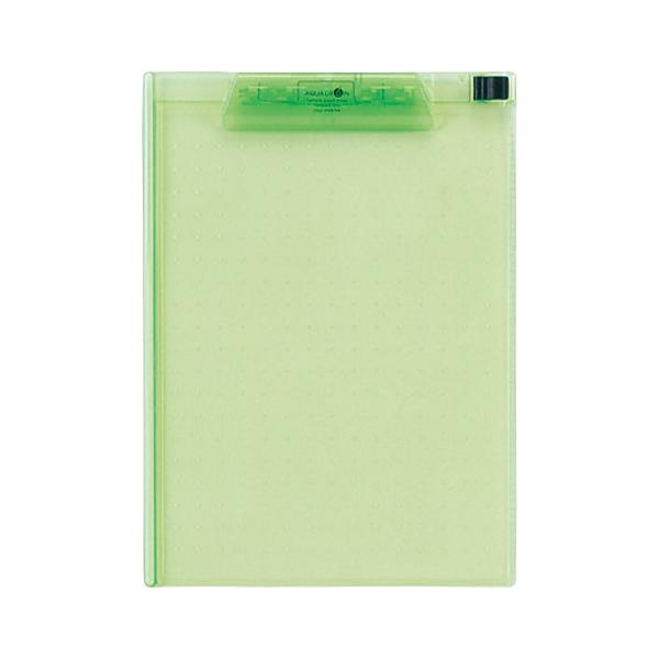 リヒトラブクリップボード　Ａ４Ｅ　黄 緑 A-5010-6●外寸：縦３２３×横２３５ｍｍ●厚：１７ｍｍ●ボード厚：１．９ｍｍ●綴じ枚数：４０枚●材質：本体＝ＡＢＳ樹脂，ペンホルダー＝ＰＯＭ●ペンホルダー付