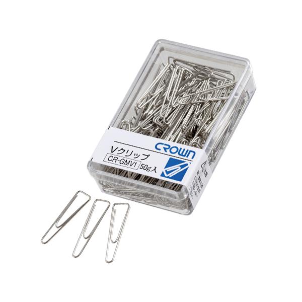 Ｖクリップ　シルバー　大●規格：大●全長：３１ｍｍ●約１１９本