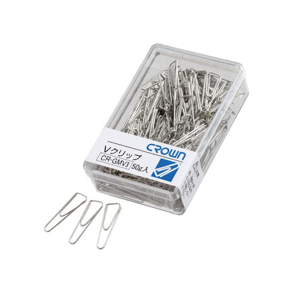 Ｖクリップ　シルバー　小●規格：小●全長：２４ｍｍ●約１７９本