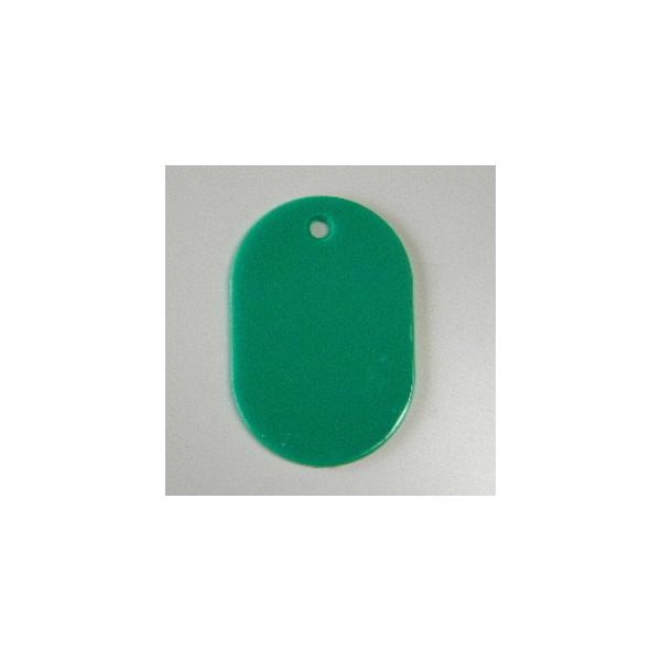 クラウン番号札　無地〔小１００枚〕　緑 CR-BG30-G●寸法：縦４５×横３０ｍｍ●厚：２．５ｍｍ●材質：スチロール