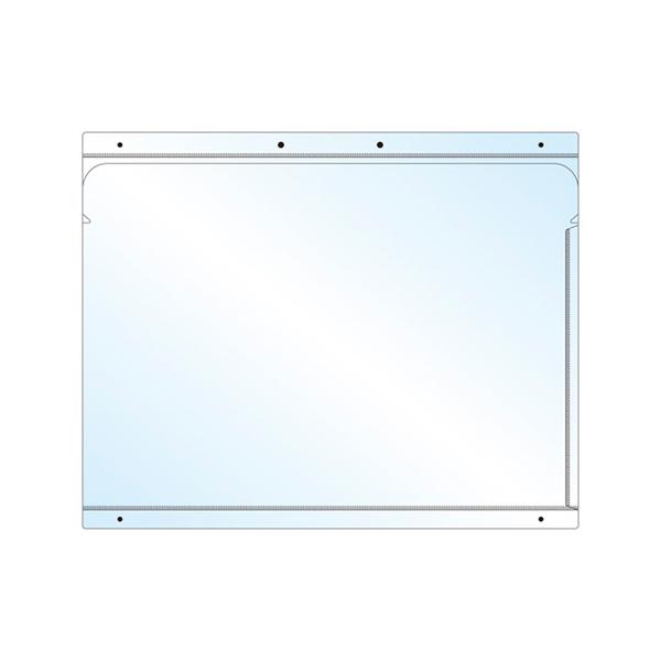 ●規格：Ｂ４・八ツ切用ヨコ型●サイズ：縦３２０×横４００ｍｍ●材質：ＰＰ●なまえシール付