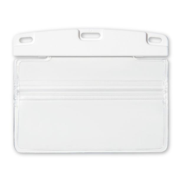 オープン名札用ケース　補強ヨコ名刺　１枚ＪＡＮ付NX-125-WH