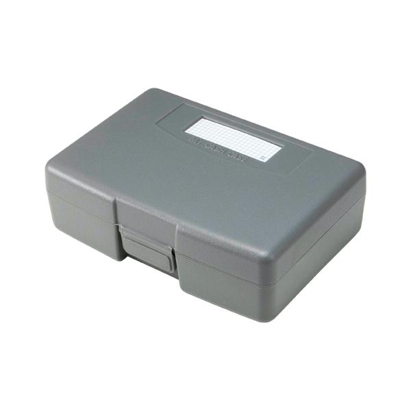 オープンマイキャッシュケース　Ｍ−２０M-20●外寸：幅１９８×奥１４１×高６２ｍｍ●内寸（通帳・紙幣収納スペース）：幅１７８×奥１１０×高１４ｍｍ●材質：本体＝ＰＰ，トレー＝再生ＡＢＳ●コイントレー，仕切板５枚付