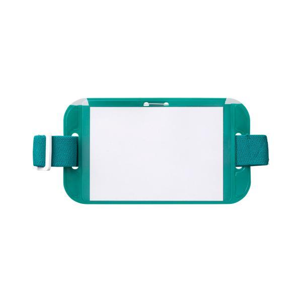 ソニック腕章名札　深緑NF-7165-G●規格：フリーサイズ●外寸（名札部）：縦８６×横１５０ｍｍ●収容寸法：縦７４×横１０５ｍｍ●材質：表示面＝ＰＶＣ，ゴムベルト