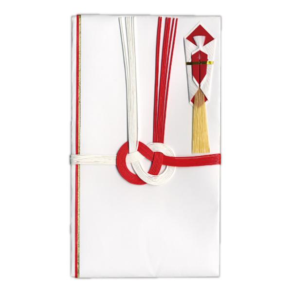 菅公工業 金封　赤 白　字なし　のし付きキ5570