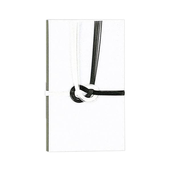 菅公工業 金封　黒白７本　字なしキ017●外寸：縦１８５×横１０５ｍｍ●中袋付●黒白７本あわじ結，字なし，奉書紙●金額目安：５千?３万円