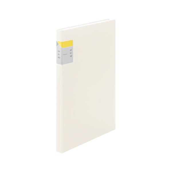 キングジムクリアーファイル　カキコ４０Ｐ　白8632Wシロ●ＰＰ表紙●面 数：４０面 ●外寸：縦３１１×横２３５ｍｍ●背幅：２０ｍｍ●ポケット厚：０．１２ｍｍ●材質：ＰＰ