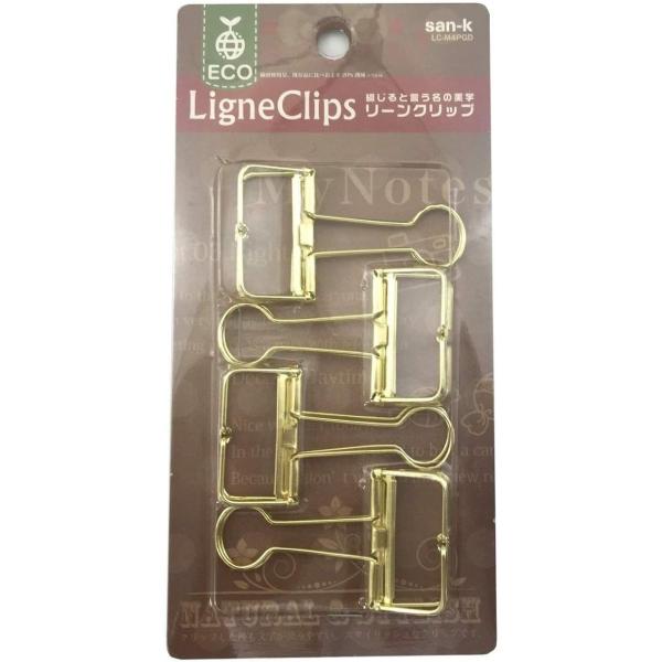 サンケーキコムリーンクリップゴールド 　中　４個入LC-M4PGD
