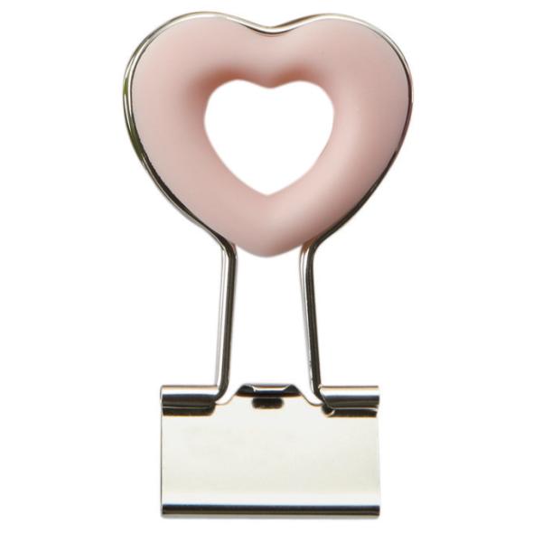 ベロスハートクリップ　ライトピンク DCH-2LP