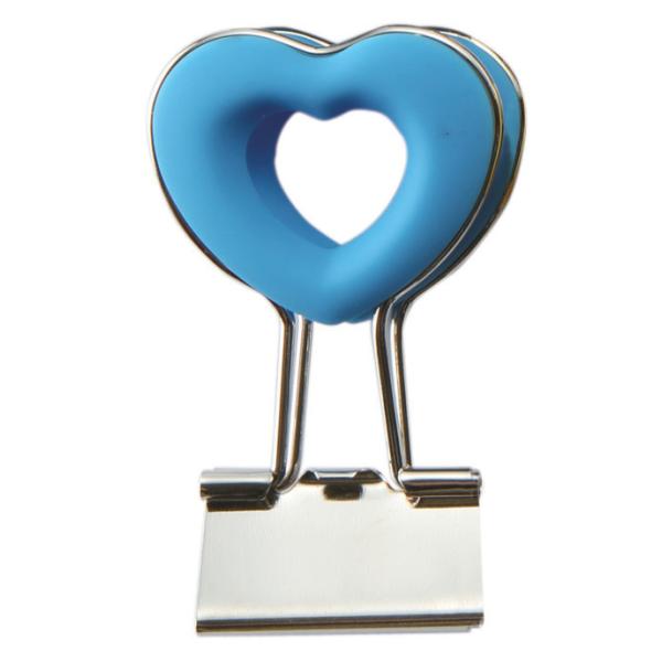 ベロスハートクリップ　ブルー DCH-2BL