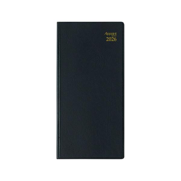 ダイゴー 手帳 2026年 スケジュール帳 アポイント マンスリー ホリゾンタル ブラック E1001 2025年 12月始まり ダイアリー商品スペック連続する予定が書きやすく、一覧しやすい横罫タイプの月間予定表。薄くて軽いのでスーツの内ポ...