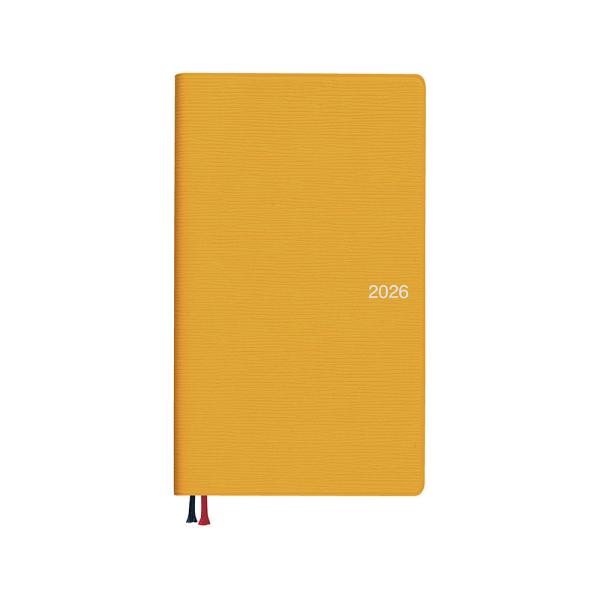 ダイゴー 手帳 2026年 スケジュール帳 アポイント ウィークリー 日曜始まり ダイアリー イエロー E1375 2025年 12月始まり ダイアリー商品スペック自分で項目を決めて、予定を分けて管理できるレイアウトです。家族の予定を分けて...