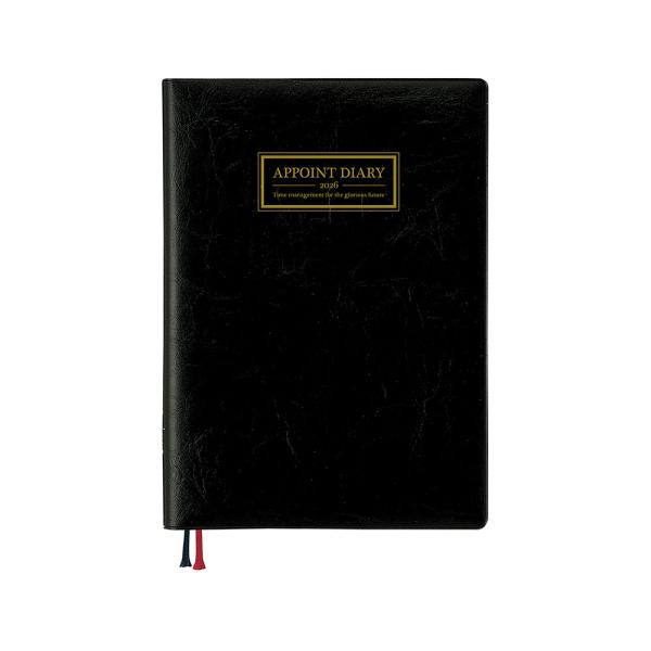 ダイゴー 手帳 2026年 スケジュール帳 アポイント デイリー 見開き4日間 A5 ブラック E1668 2026年 1月始まり ダイアリー商品スペック1日の記入欄が大きく、見開き4日のしっかり書けるレイアウトなので記録や日誌・日記にぴっ...