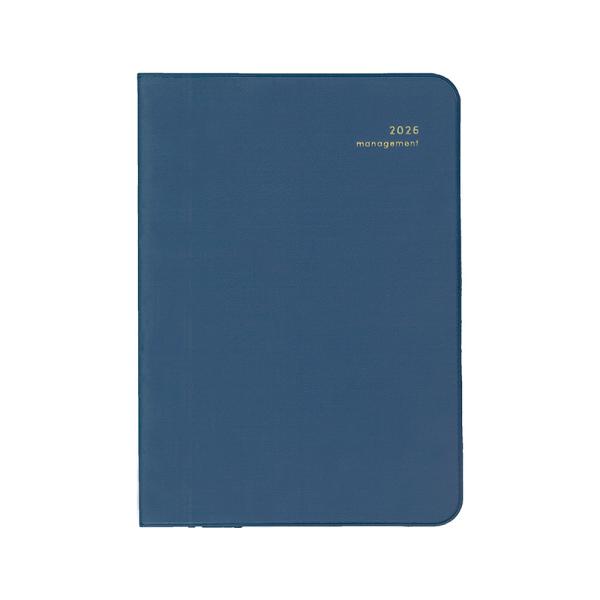 ダイゴー 手帳 2026年 スケジュール帳 ミル ウィークリー A6 ネイビー E7777 2025年 12月始まり ダイアリー商品スペックウィークリーは自分で項目を決めて、予定を分けて管理できるレイアウトです。●ページ数：160●サイズ：...