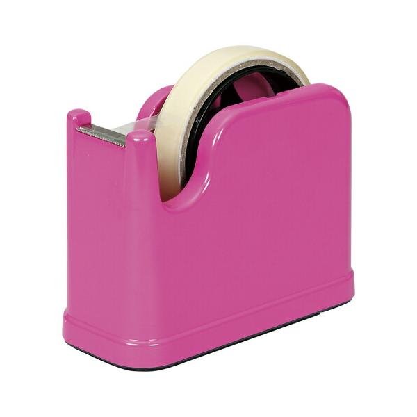 ナカバヤシ テープカッター／ＮＴＣ−２０１／ピンク NTC-201P商品スペック●外寸：幅６３×奥１３９×高１１４ｍｍ●重量：６９０ｇ●巻芯径：７７／２６．５ｍｍ両用●テープ収容幅：最大２４ｍｍ●材質：本体＝ＰＳ・リール＝ＰＰ※仕様変更で商...