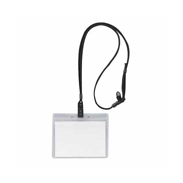 西敬 マイティループエコノミー名札 MLE-331 D商品スペック●外寸：縦９０×横１１０ｍｍ●収容寸法：縦７０×横１００ｍｍ●ストラップ長：９０ｃｍ●ストラップ幅：約１０ｍｍ●材質：ケース＝再生ソフトＰＰ・ストラップ＝再生ＰＥＴ※仕様変更...