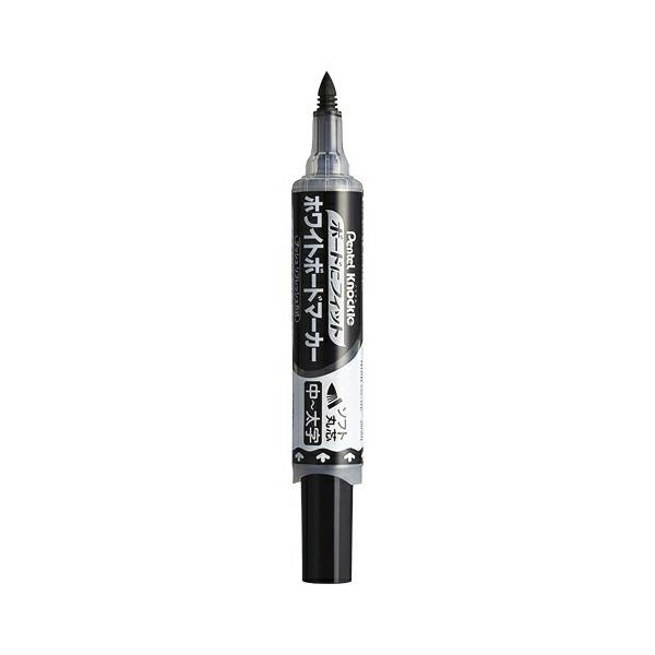 ぺんてる ノックルボードにフィットソフト丸芯　黒 EMWL5BF-A商品スペック●線幅：３．０?６．５ｍｍ●長：１２５ｍｍ●材質：再生素材使用●直液式※仕様変更で商品画像と異なる場合があります。ご了承ください。
