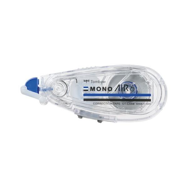 修正テープモノエアー詰替式　６ CT-CAX6商品スペック●テープ寸法：幅６．０ｍｍ×長１０ｍ●外寸：全長８５×横３４×厚２２ｍｍ●材質：ＰＣ樹脂●タテ引き●開閉式ヘッドカバー付※仕様変更で商品画像と異なる場合があります。ご了承ください。