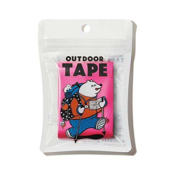 アウトドアテープ　ネオンピンク OD-NPI商品スペック●寸法：幅５０ｍｍ×長３ｍ●テープ厚：約０．２ｍｍ●材質：基材＝ＰＥラミ布，粘着剤＝ゴム系※仕様変更で商品画像と異なる場合があります。ご了承ください。